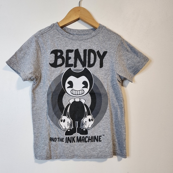 Shirts & Tops | Bendy The Ink Machine Gray Kids Shirt Xs | Poshmark